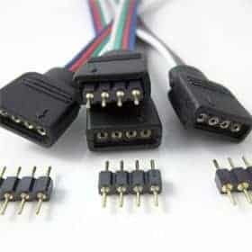 LED RGB Strip Connector 4-Pin (ตัวเมีย) | Vintech Store